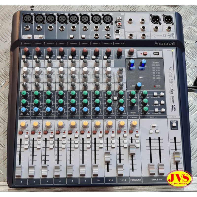 Soundcraft Signature 12 Analog Mixer 12 channels with Lexicon Effects ...
