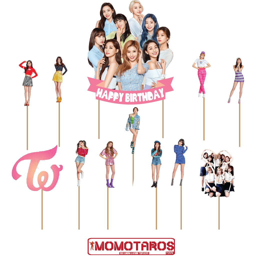 Twice kpop cake topper set | Shopee Philippines
