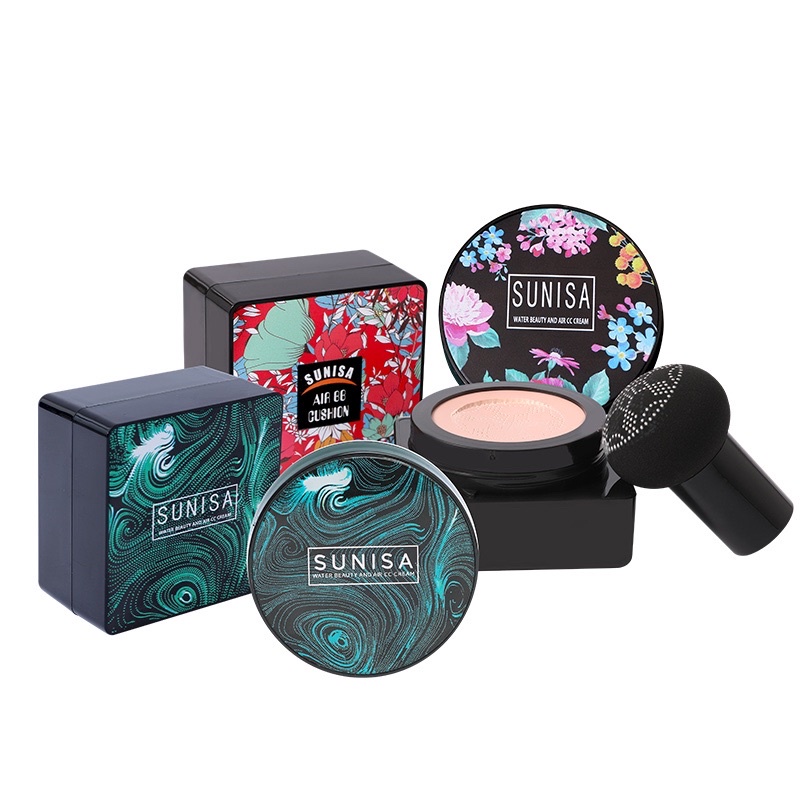 SUNISA Foundation Mushroom Head Air Cushion Waterproof BB Cream Frost ...