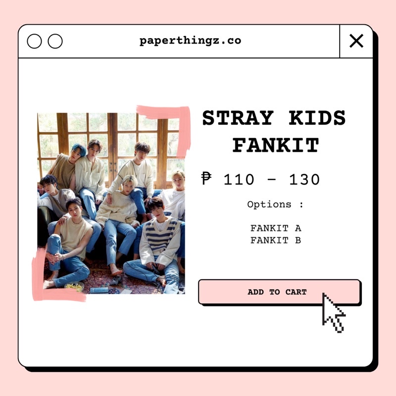 STRAY KIDS inspired fan kit | Shopee Philippines