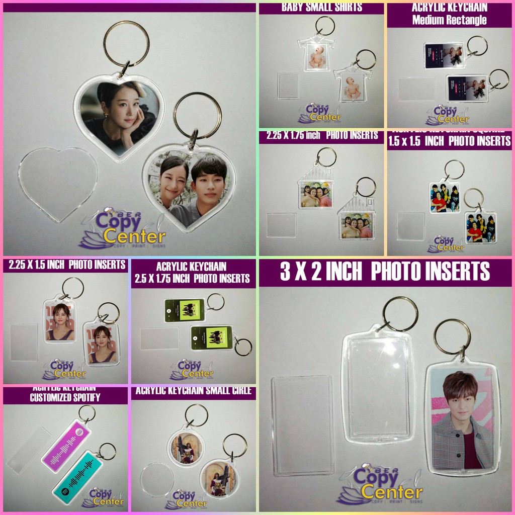 Personalized/Customized Keychain | Acrylic Keychain | Photo Insert in ...