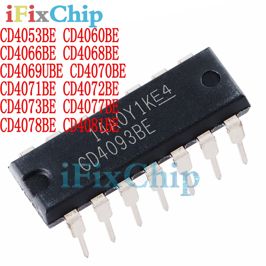 10件 CD4093BE HCF4093BE CD4093 DIP-14 CD4072BE CD4072 CD4073BE CD4073 ...