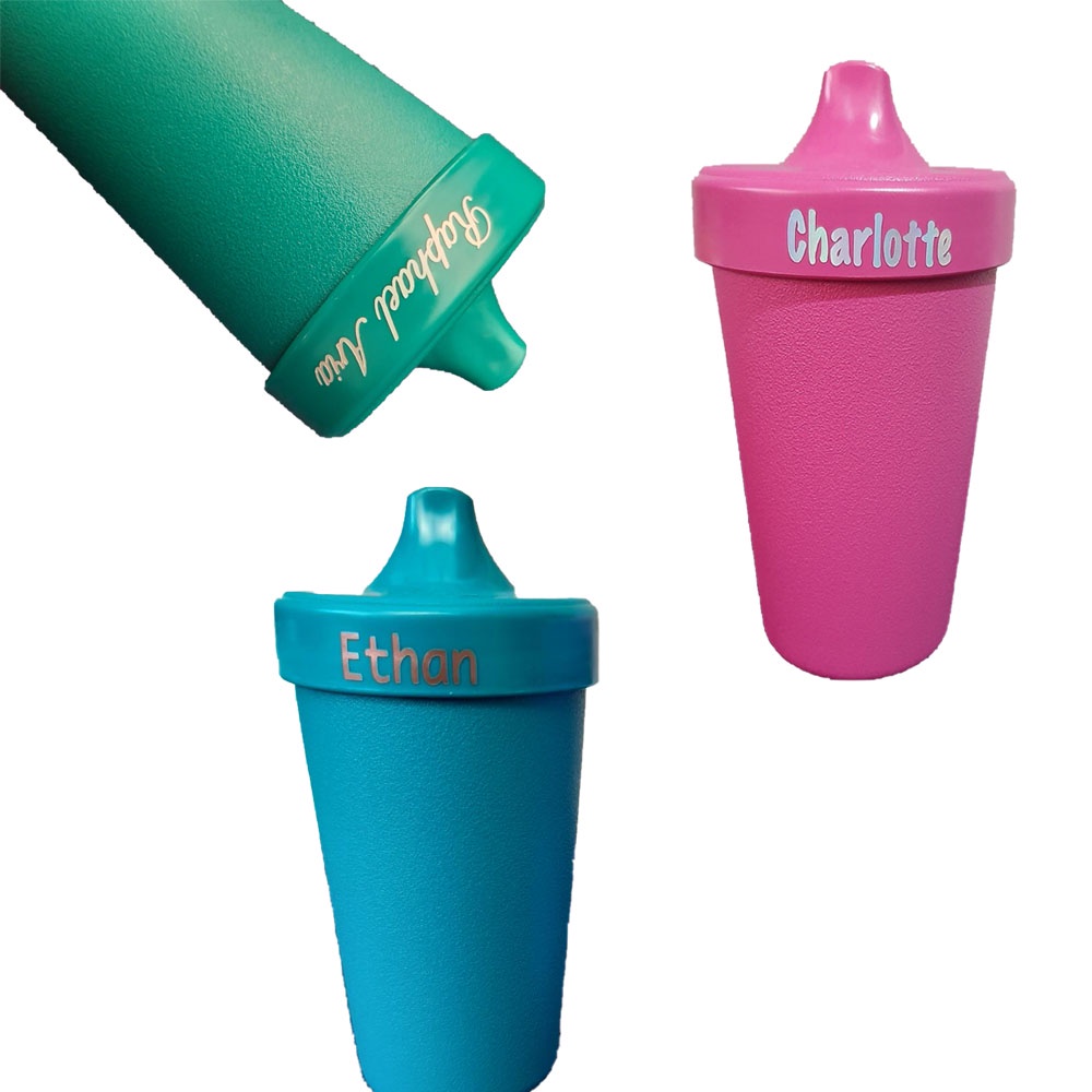 Custom Name Decal For Re-play Recycled Sippy, Straw Cup, Snack Stack ...