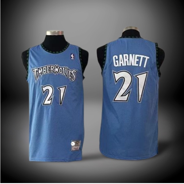 BASKETBALL JERSEY TIMBERWOLVES 21 KEVIN GARNETT | Shopee Philippines