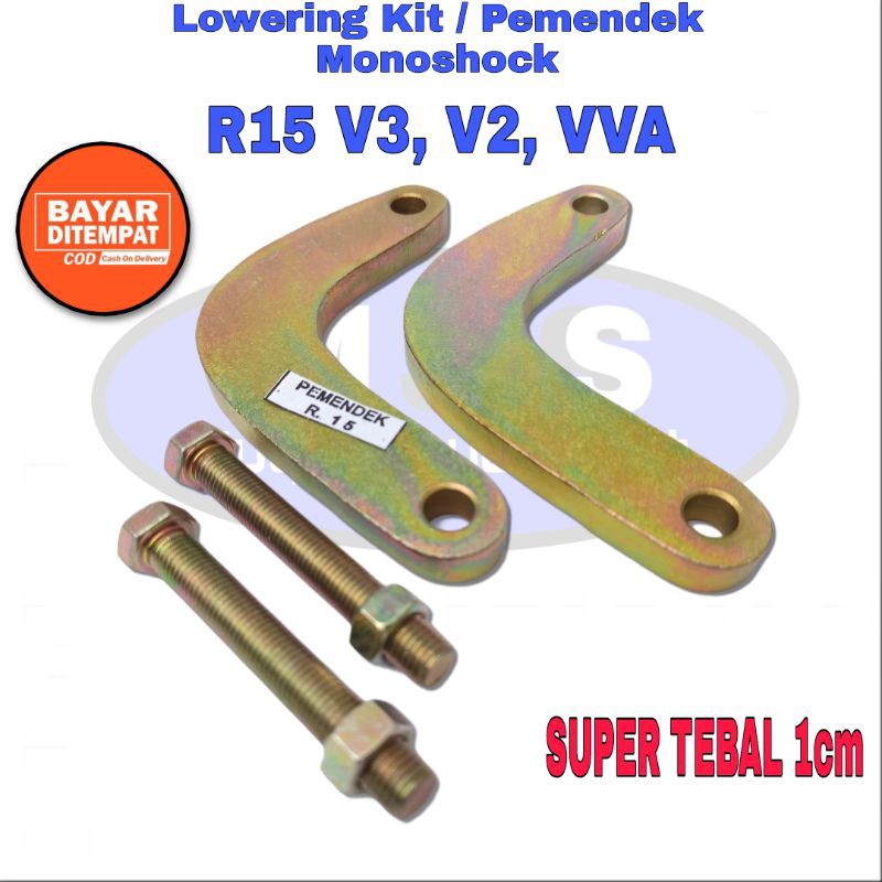 Lowering Kit Rear Shock Shortening R15 V3 V2 VVA SUPER Thick 1cm ...