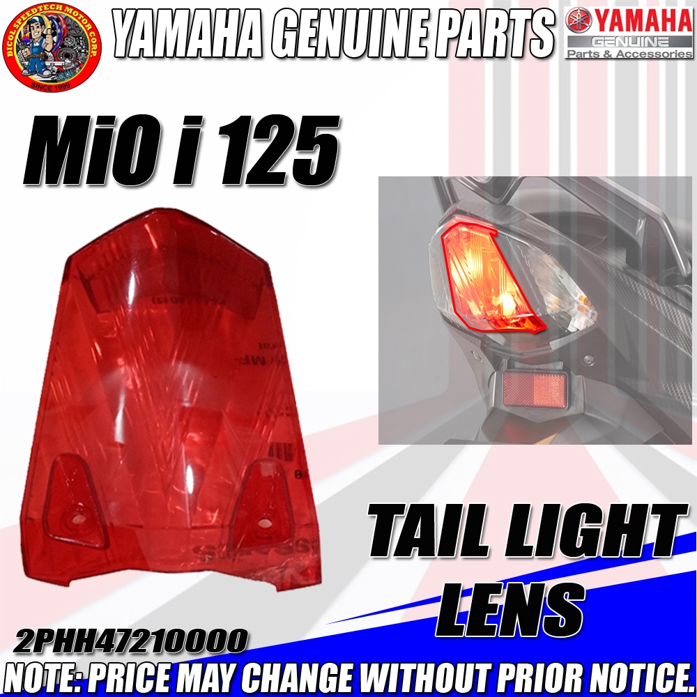 MIO I 125 TAIL LIGHT LENS (YGP) (GENUINE: 2PH-H4721-00) | Shopee ...
