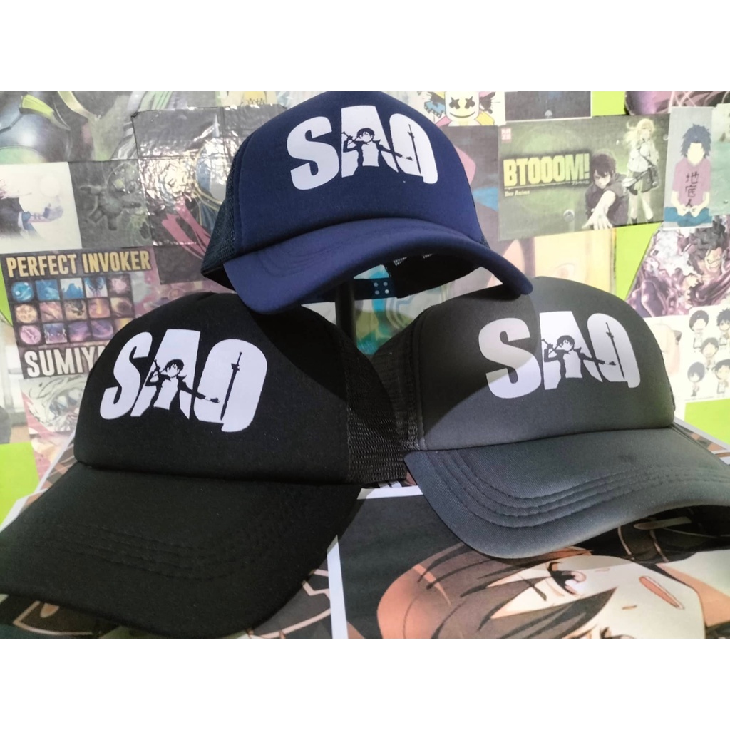 Baseball Cap - Sword Art Online - Anime Cap - Tucker Cap / Net Cap ...
