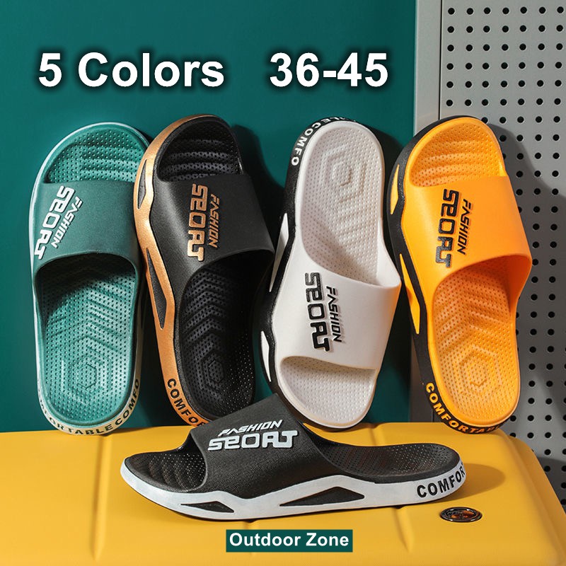 Outdoor Zone 5 Colors Unisex PVC Fashion Slippers Beach Slipper Sandal ...