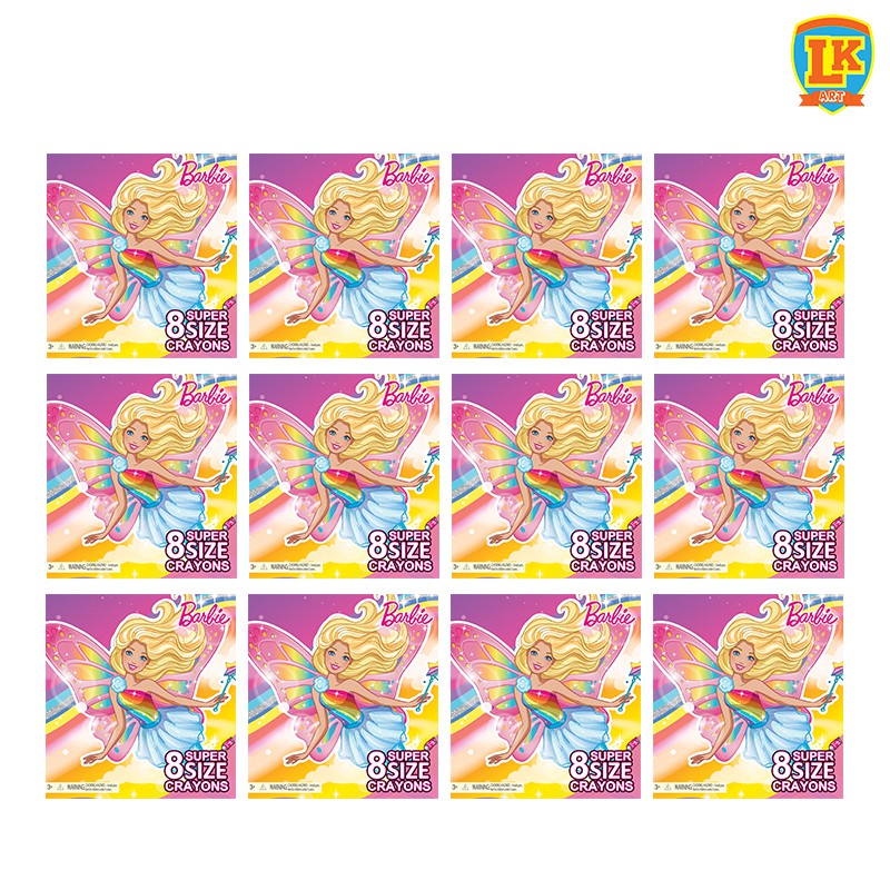 LK ART Barbie Super Size Crayons (12 Packs) | Shopee Philippines