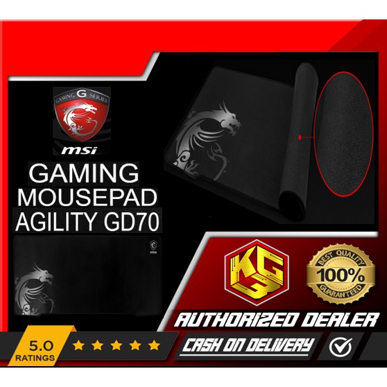 Msi Agility Gd70 Gaming Mousepad | Shopee Philippines