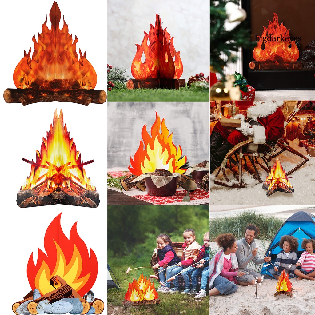 bigdarkeyes Artificial Fire Easy to Assemble Creative Modeling Home ...