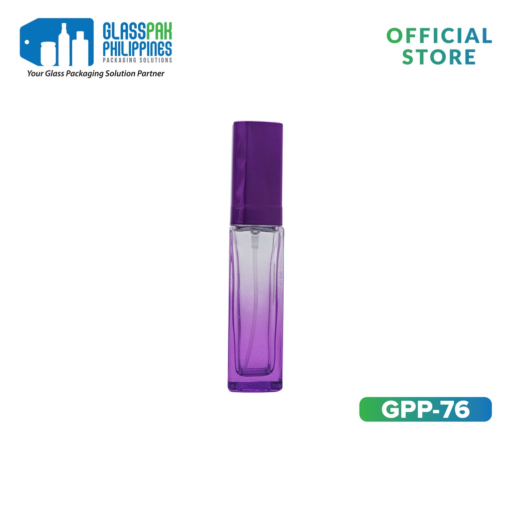 Glasspak 20ML Square Gradient Perfume Bottle Empty Refillable Perfume ...