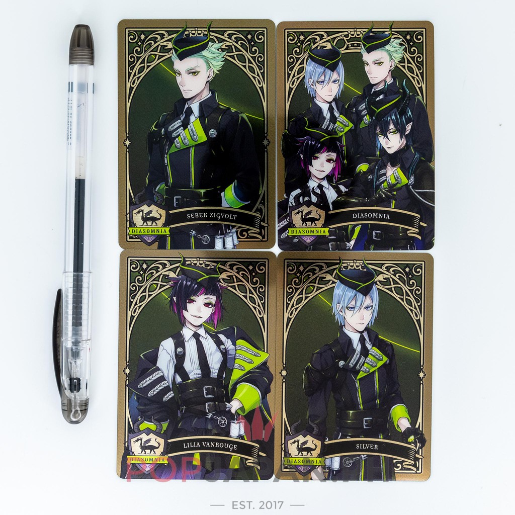 Twisted Wonderland Diasomnia Metal Card Authentic from Japan | Shopee ...