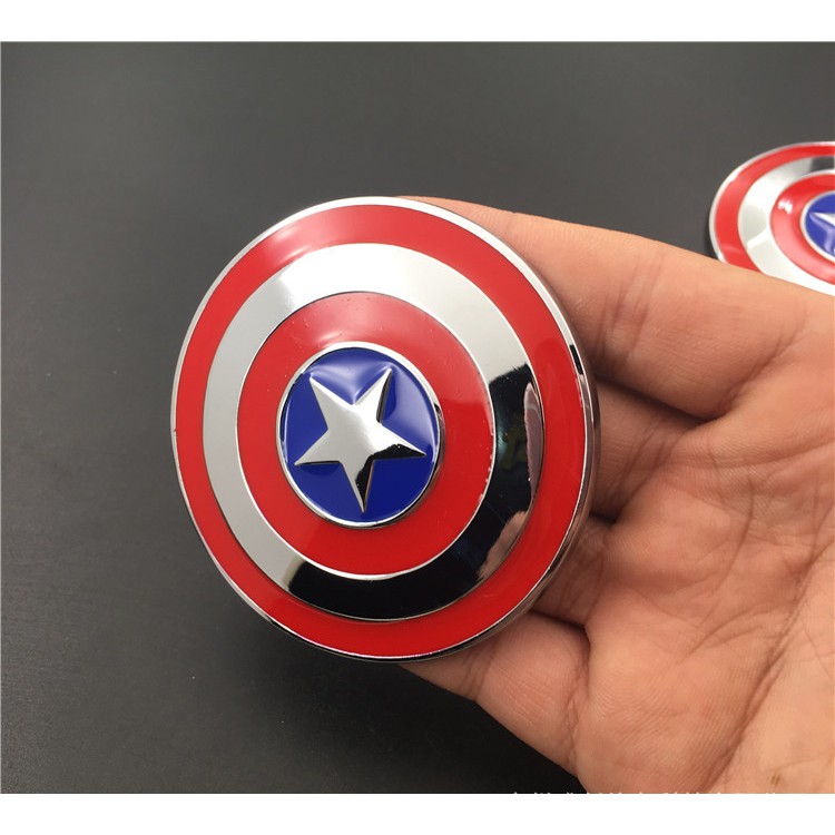 1 x Metal Captain America Shield Car Motorcycle Tank Gas Emblem Badge ...
