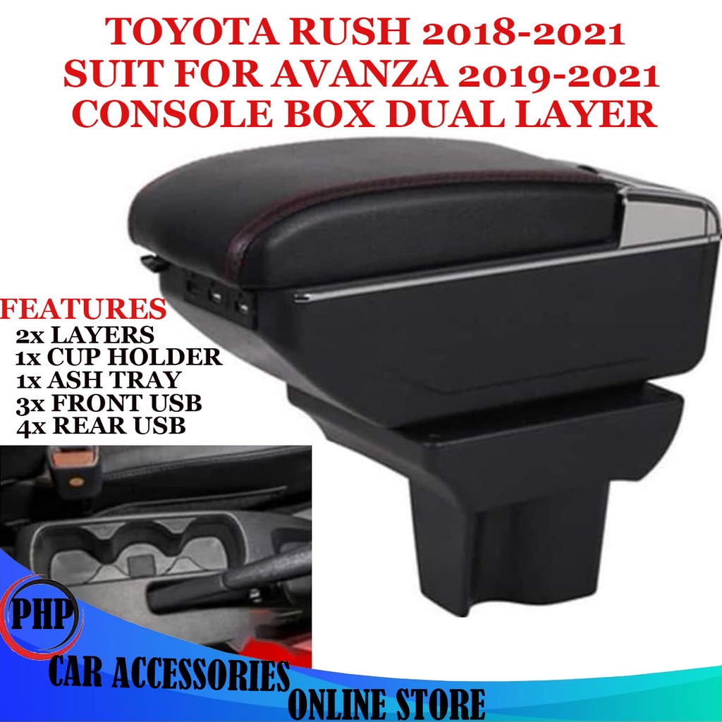 Toyota Rush 2018-2020 / Avanza 2019-2021 Armrest Center Console Box ...