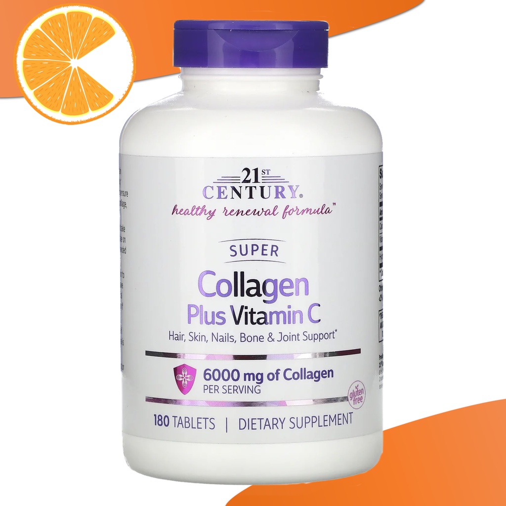 21st Century Super Collagen Plus Vitamin C 180 Tablets | Shopee Philippines
