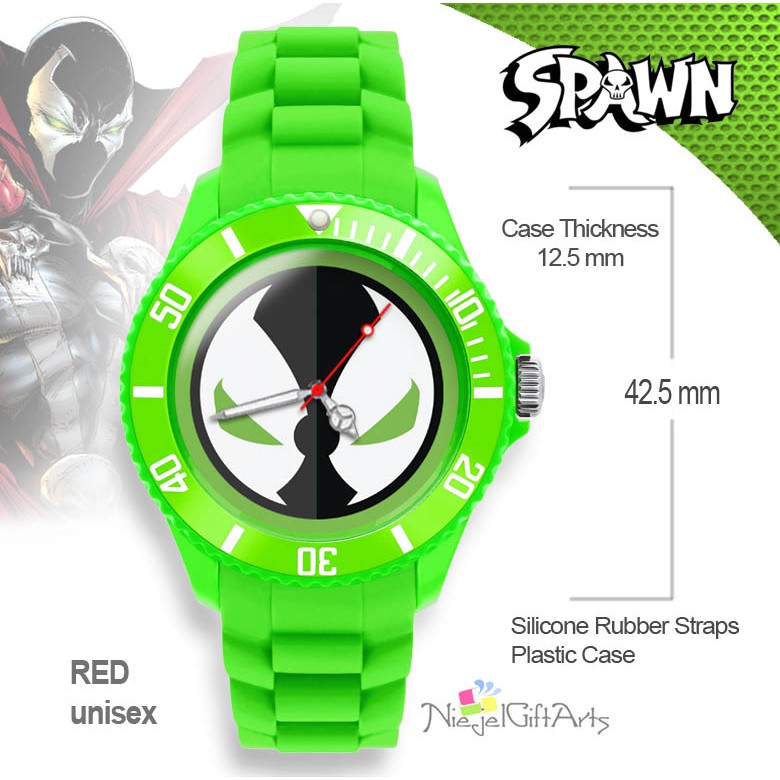 Spawn Logo Watch / Green /COD | Shopee Philippines