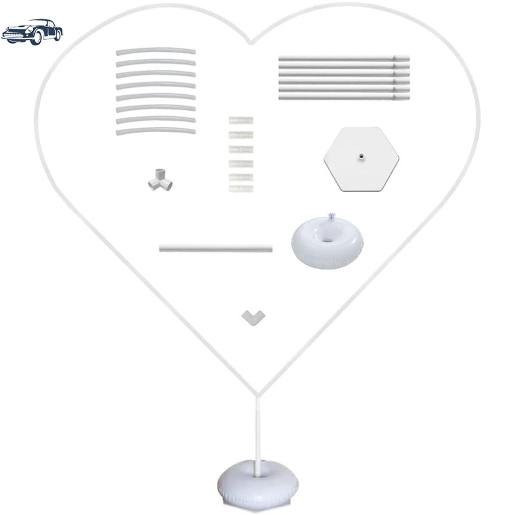 1.5M Large Balloon Arch Stand Reusable Heart-Shaped Love Balloon ...