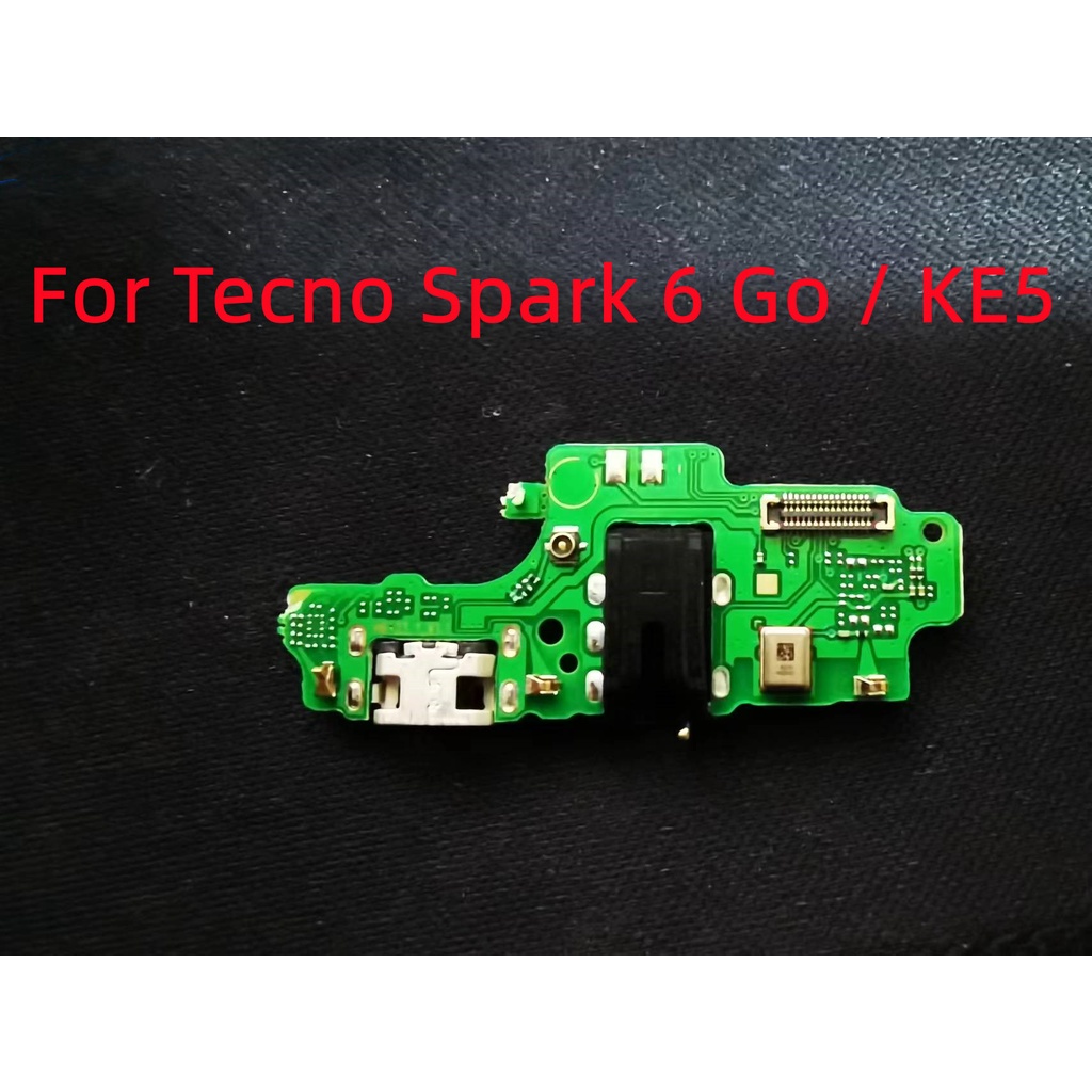 For Tecno Spark 6 go KE5 USB Dock Charger Port Plug Headphone Audio ...