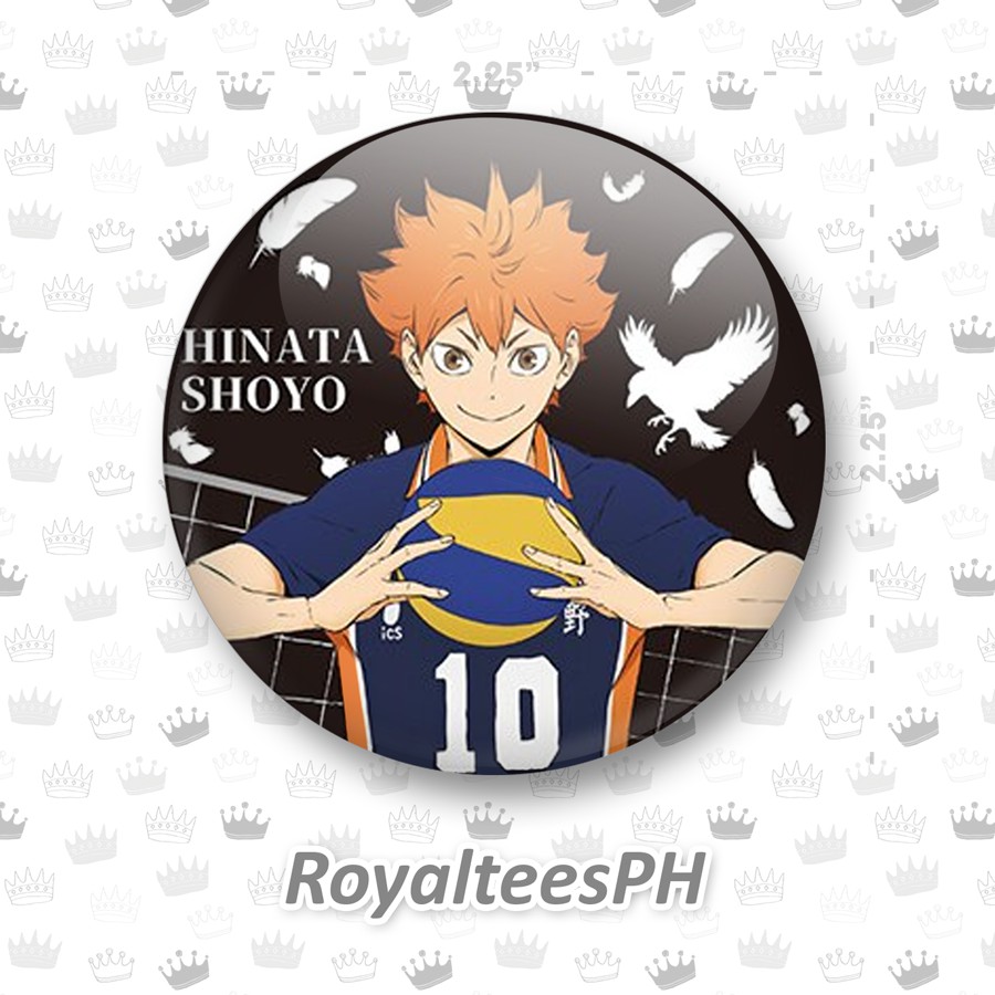 Haikyuu Fan-made Anime Button Pins Batch 5 | Shopee Philippines