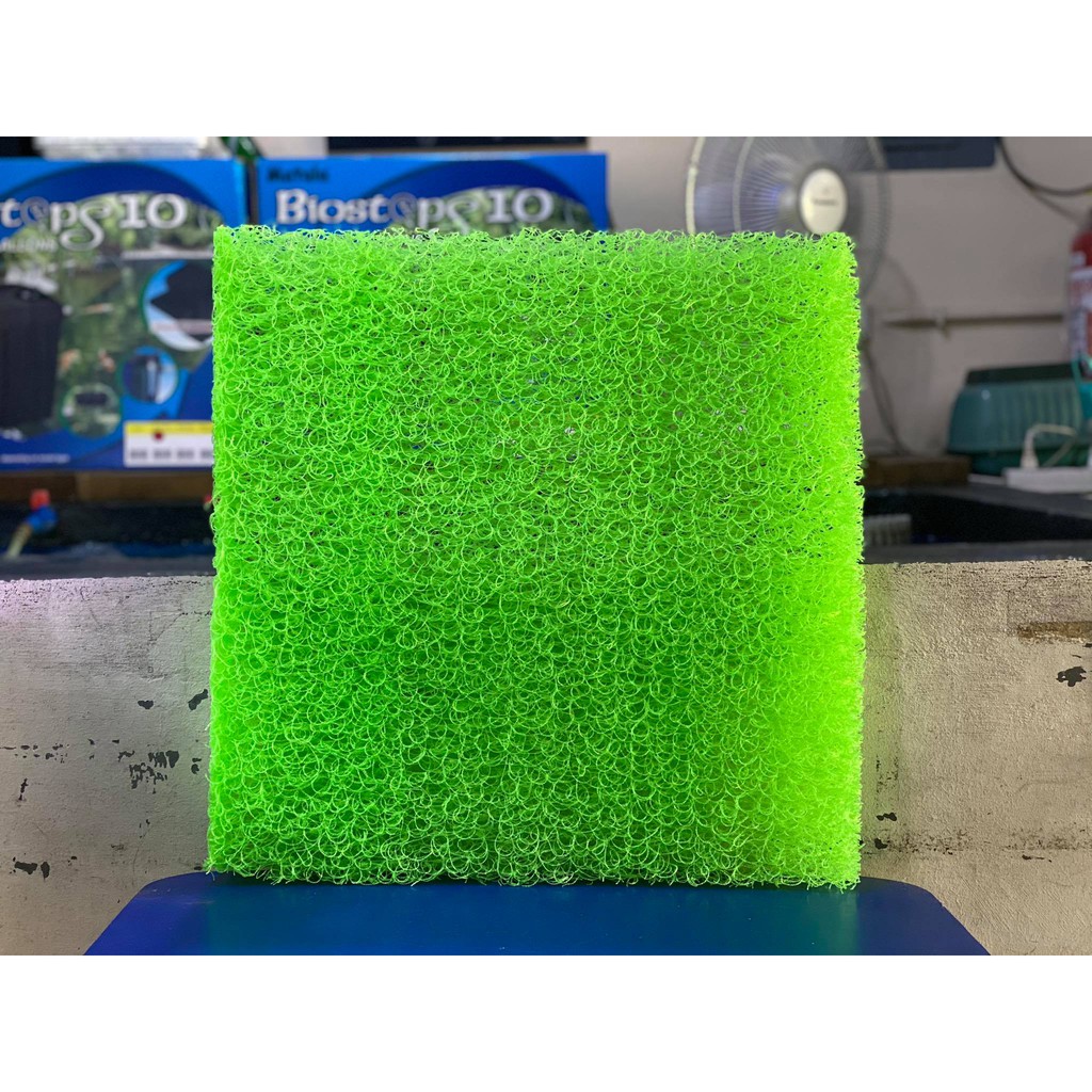 MOUNTAIN TREE Green Spiral Filter Matting (Europe Standard) 50x50cm for ...