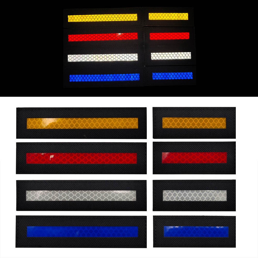 Tactical Highly Reflective Patch Hook Fastener Safety Patch Fire ...