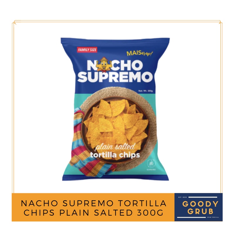 Nacho Supremo Tortialla Chips Plain Salted 300G | Tacos | Shopee ...