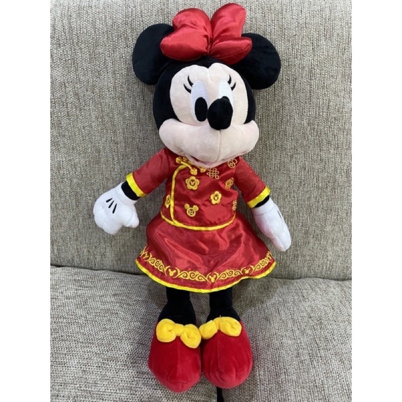 Disney Minnie Mouse Red Plush Soft Doll Special edition in Stuffed bed ...
