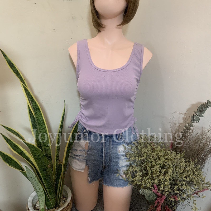 Sando Side String Top (Self-Tie) | Shopee Philippines