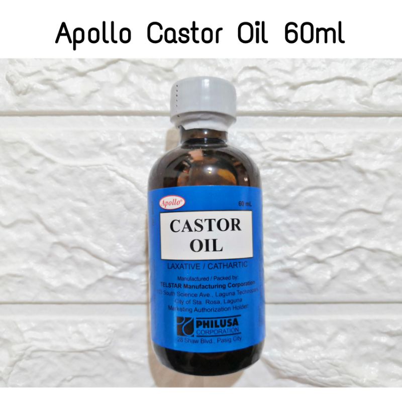 Apollo Castor Oil 60ml (Laxative/Cathartic) | Shopee Philippines