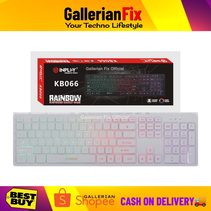 INPLAY NEW Keyboard soft touch RGB Brand new | Shopee Philippines