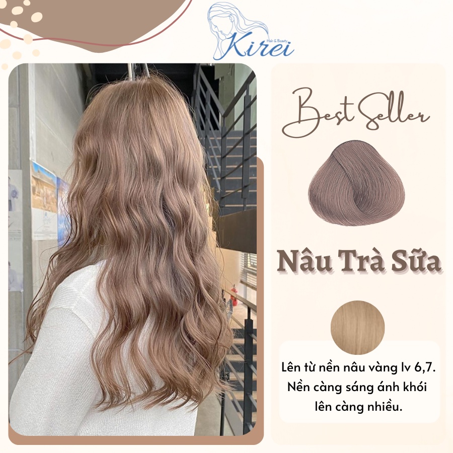 MILK TEA BROWN Hair dye without bleaching Kirei Hair, KireiHair ...