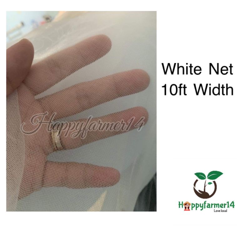 1ROLL White Net/White MESH greenhouse 90METERS(10ft Width) | Shopee ...