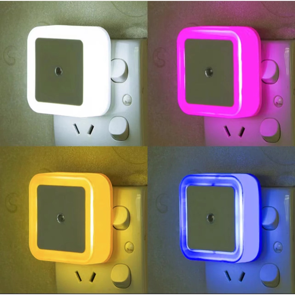 Lucky Plug-in LED Night Light for Chlidren Plug Smart Light-Sensor LED ...