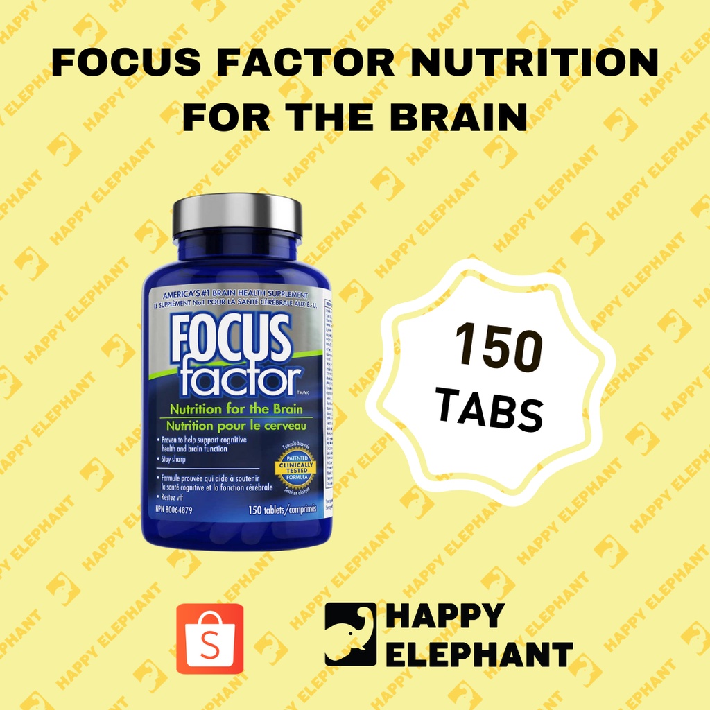 Focus Factor 150 Tablets Nutrition for the Brain | Shopee Philippines