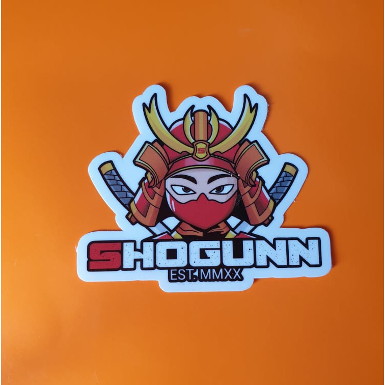 DIE CUT SHOGUNN ONLINE SHOP (2pcs) Laminated Vinyl Stickers | Shopee ...