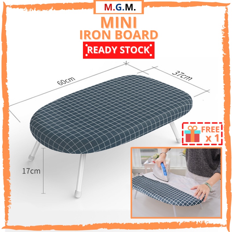 Mini Iron Board For Ironing Clothes Easy Carry Table Top Ironing Board ...