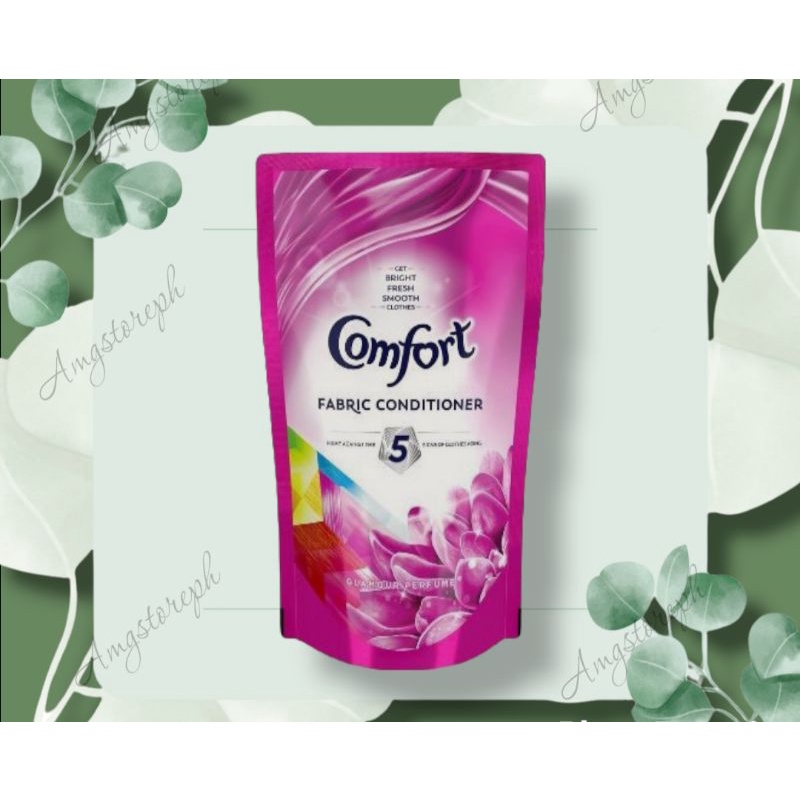 Comfort Pink Fabric Conditioner Glamour Care Perfume Pouch 800ml ...