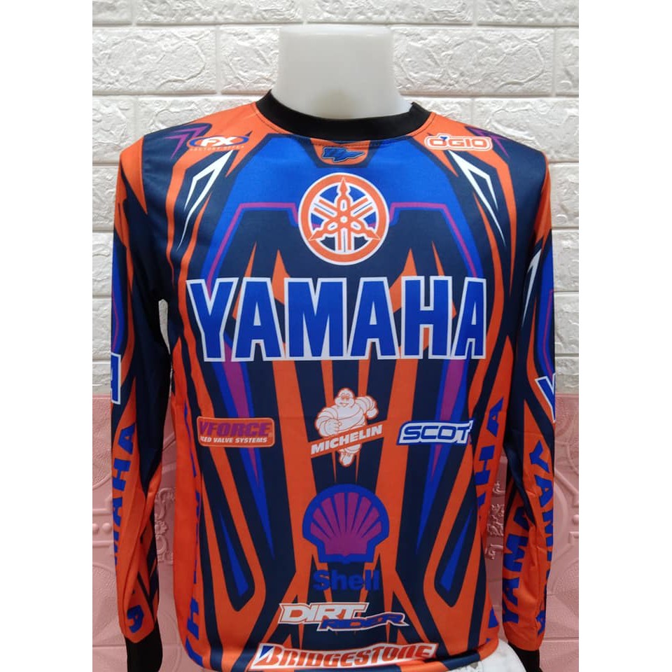 YAMAHA MOTORCYCLE LONGSLEEVE JERSEY FOR MEN (8006) | Shopee Philippines