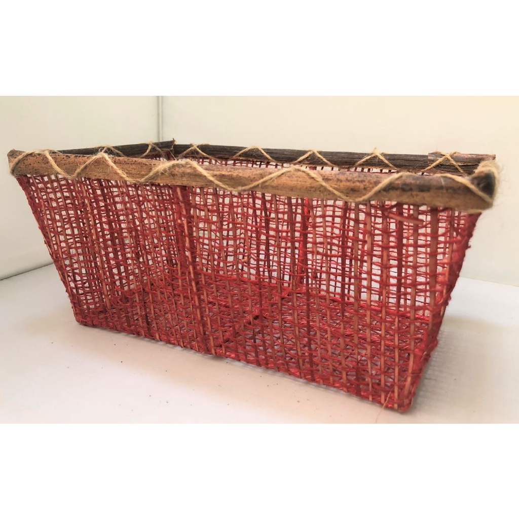 Tapered Rectangular Abaca Basket (3pcs) | Shopee Philippines