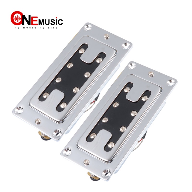 HS-Mini Style Two Line 8 Hole 4 String Electric Bass Humbucker Pickup ...