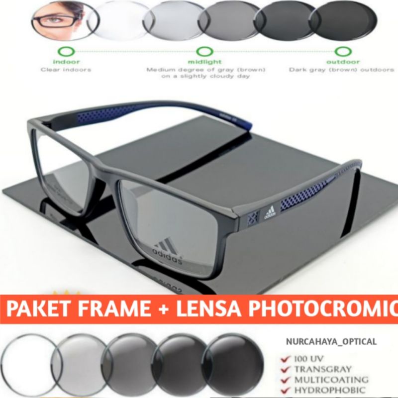 Adidas square sports eyeglass frames for men/women | Shopee Philippines