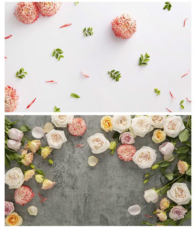 Fashion 3D Double-Sided Background Paper Photography Wood Grain Marble ...