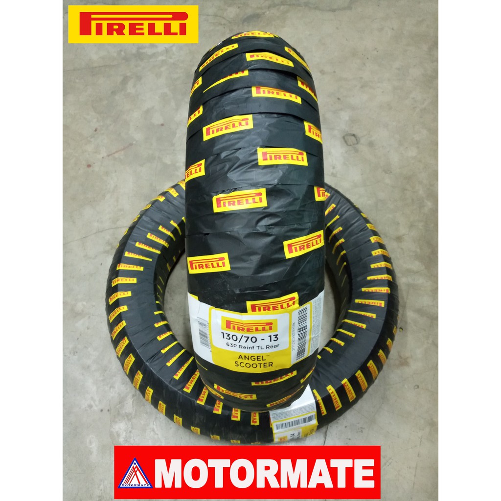 PIRELLI tire Angel Scooter 130/70/13 (FREE TIRE SEALANT AND TIRE VALVE ...
