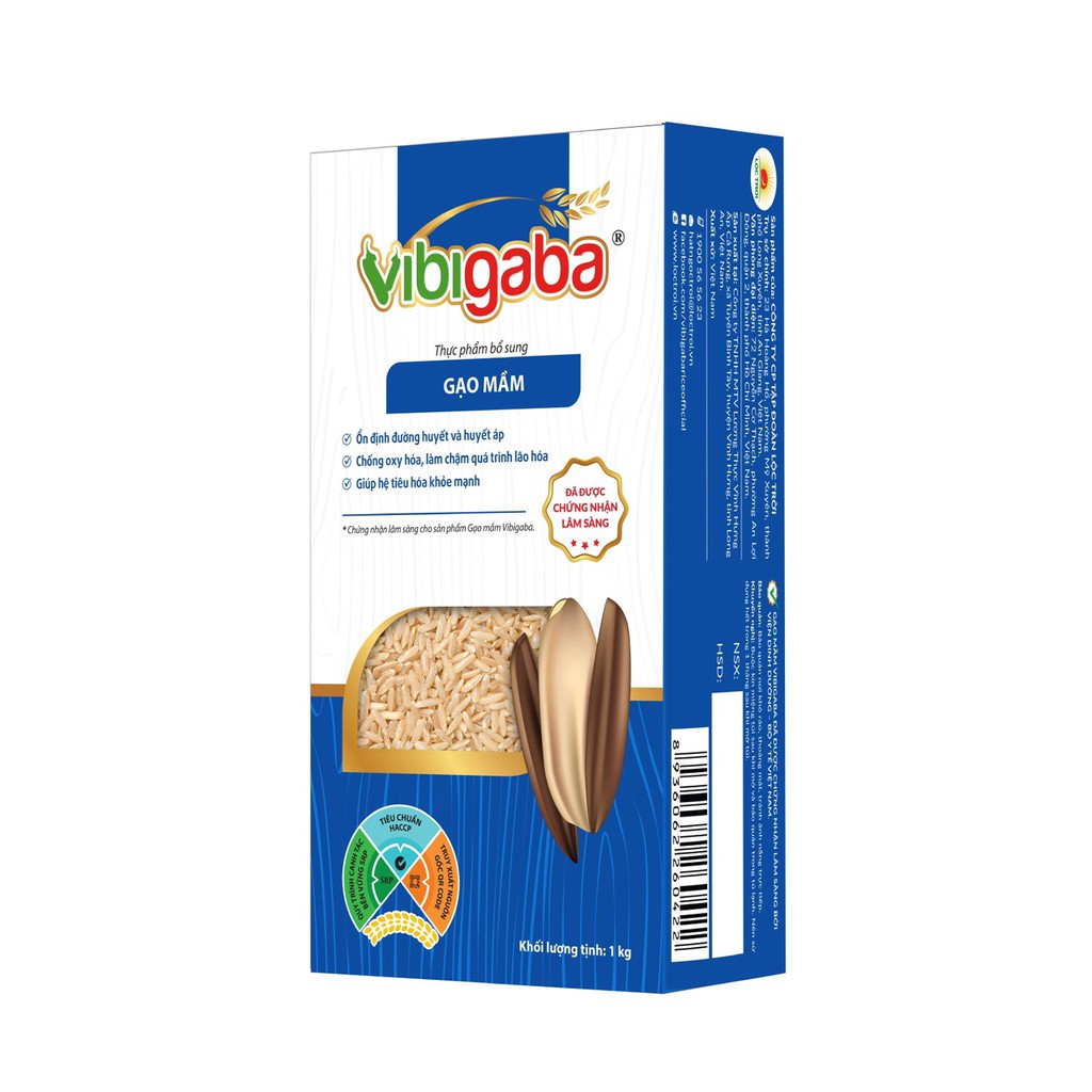 Vibigaba Sprouted Rice with Heavenly Pearl Seeds 1Kg Pack - Rice for ...