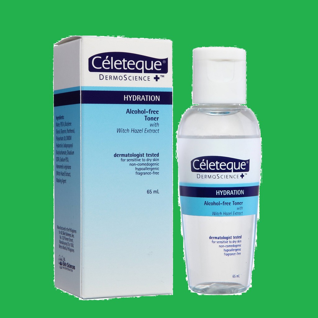 CELETEQUE Dermoscience Hydration Toner Alcohol Free 65ml | Shopee ...
