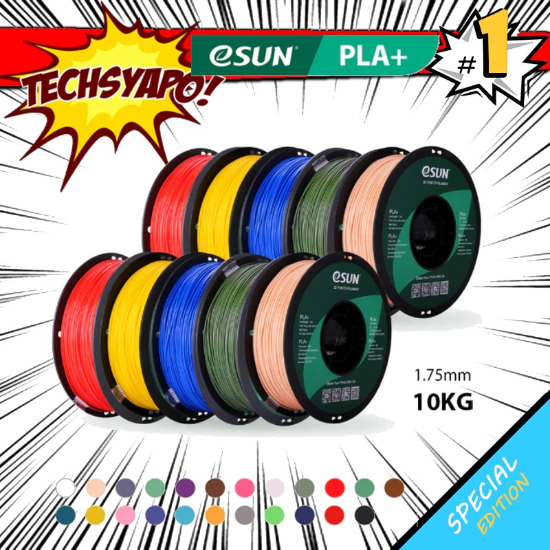 ESUN 3D Printer PLA+ Filaments 1.75mm 1KG | Shopee Philippines