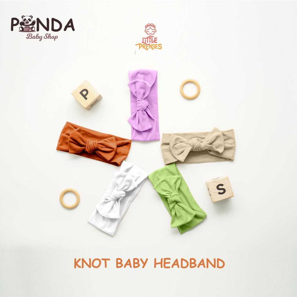 Little Prenses Knot Baby Headband - New Born Baby And Kids Donut ...