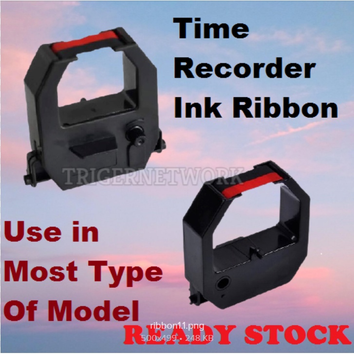 COMPATIBLE TIME RECORDER RIBBON PUNCH CARD RIBBON TIME MACHINE INK ...