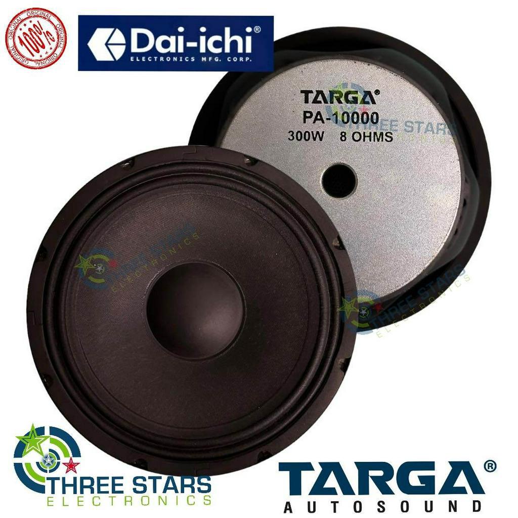 Targa 1pc. PA-10000 10 inch Instrumental Speaker 300 Watts 8 ohms ...
